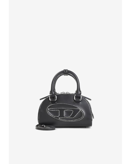 DIESEL 1Dr Dome Crossbody Bag in Black | Lyst
