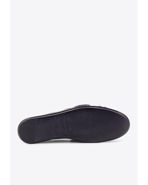 Saint Laurent Le Loafer Calf Leather Penny Slippers in Black for Men | Lyst