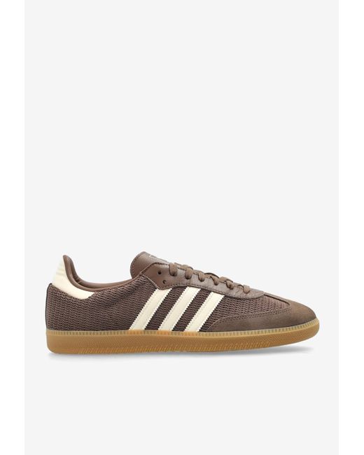 adidas Originals Samba Og Low-Top Sneakers in Brown for Men | Lyst