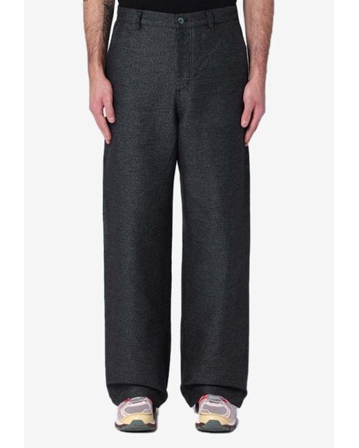Brain Dead Salt And Pepper Straight Pants in Black for Men | Lyst