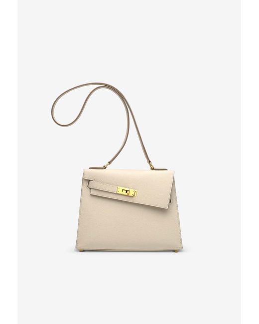 Hermès Mini Kelly 20 En Desordre in Natural | Lyst