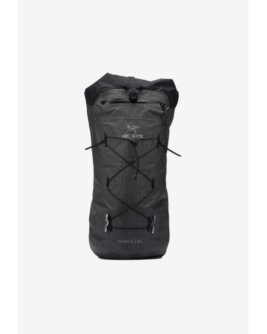 Arc'teryx Alpha Fl 20 Sports Backpack in Black for Men | Lyst