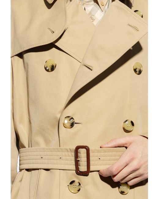 Burberry Short Kensington Heritage Trench Coat in Natural for Men | Lyst