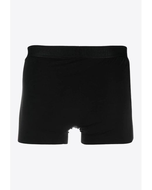 Wolford Logo Waistband Boxers in Black for Men | Lyst