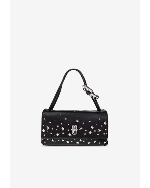 Marc Jacobs The Star Studded Leather Dual Shoulder Bag in White | Lyst