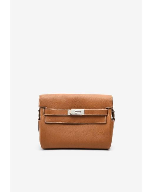 Hermès Kelly Messenger Pm in White | Lyst