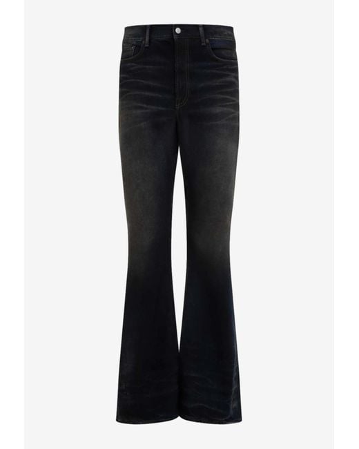 Acne Studios 2024M Flared Jeans in Black for Men | Lyst
