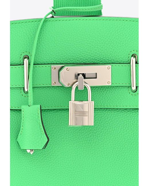 Hermès Hac A Dos Pm Backpack In Vert Comics Togo With Palladium ...