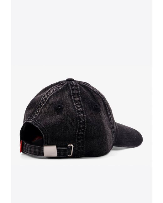 DIESEL C-Ewan Faded Denim Cap in Blue for Men | Lyst