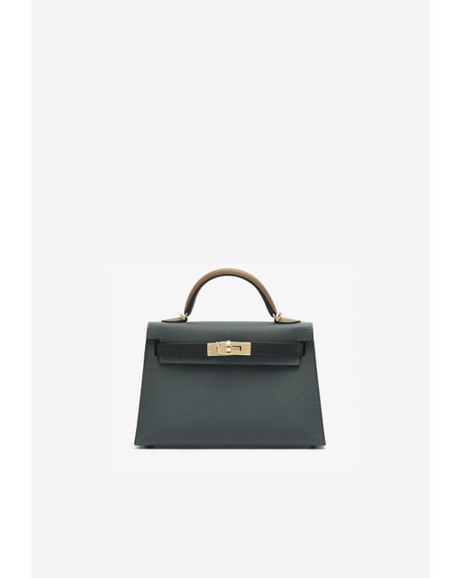 Hermès Mini Kelly 20 Sellier Tricolor | Lyst