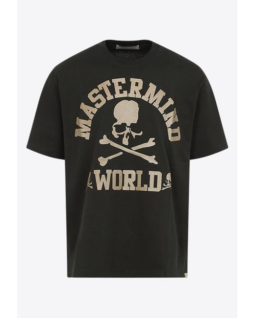 Mastermind Japan University Logo T-Shirt in Black for Men | Lyst