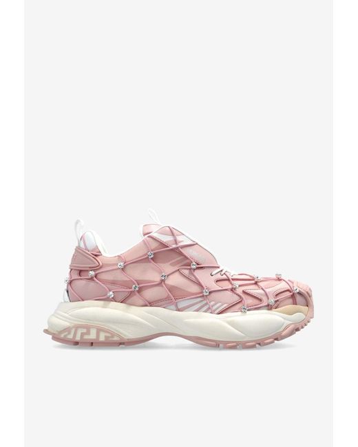 Versace Mercury M_Vs_02 Running Sneakers in Pink | Lyst