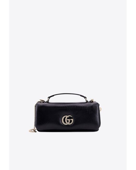Gucci Small Gg Milano Top Handle Bag in Blue | Lyst