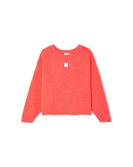 American Vintage East Boat Neck Jumper in Red | Lyst UK