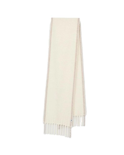 Becksöndergaard Solid Yuta Alpaca Scarf in Natural | Lyst UK