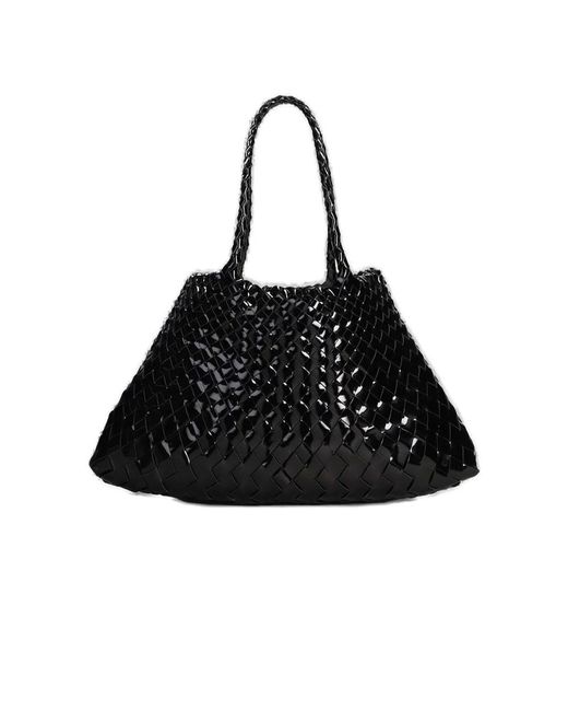 Dragon Diffusion Santa Croce Big Woven Bag in Black | Lyst UK
