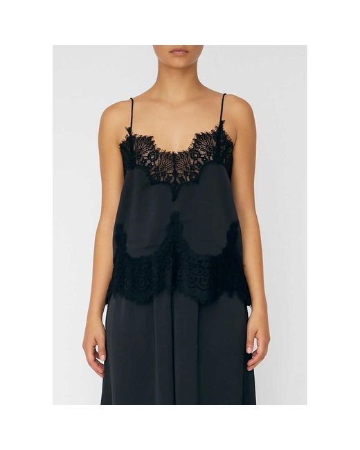 Stella Nova Delicate Lace Top in Blue | Lyst UK