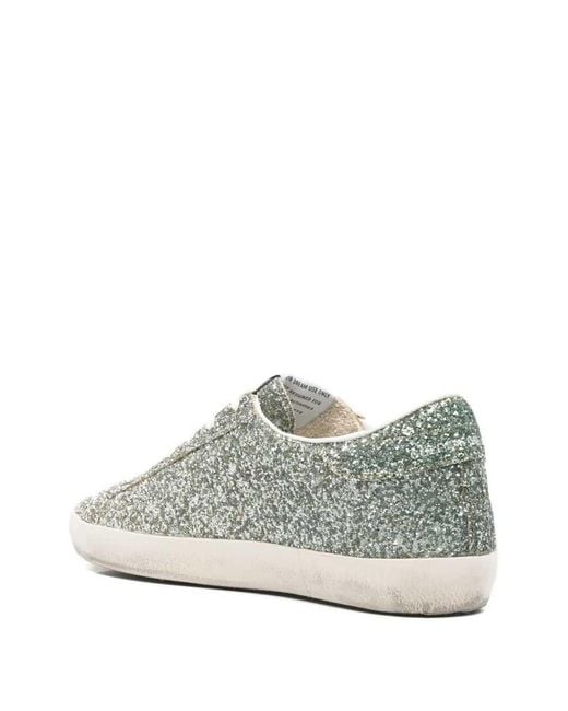 Golden Goose Sneakers With Glitter Star Detail in White | Lyst UK