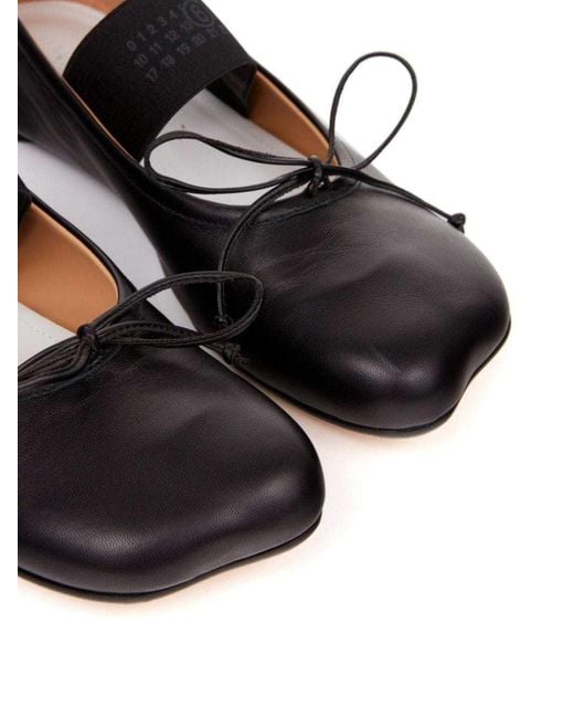 MM6 by Maison Margiela Ballet Flats With Anatomic Numbers Motif in ...