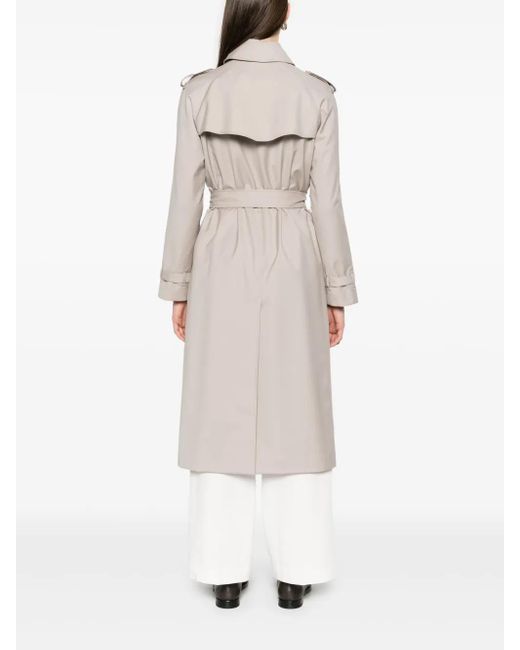Montecore Trench Coat in Natural | Lyst