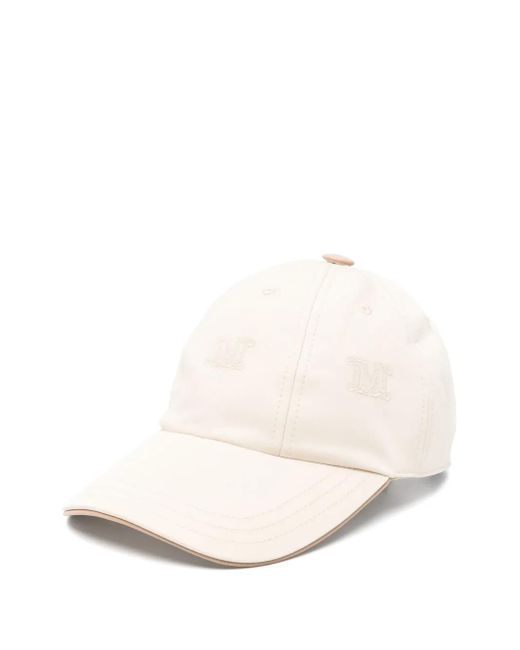 Max Mara Cantico Baseball Cap in Natural | Lyst UK