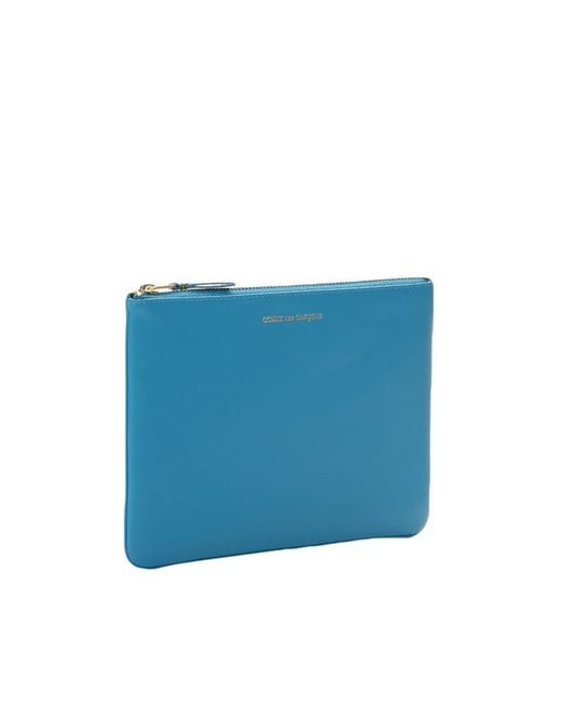 Comme des Garçons Big Pouch Classic Line in Blue | Lyst UK