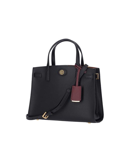 Tory Burch Small Top Case Bag in Black | Lyst