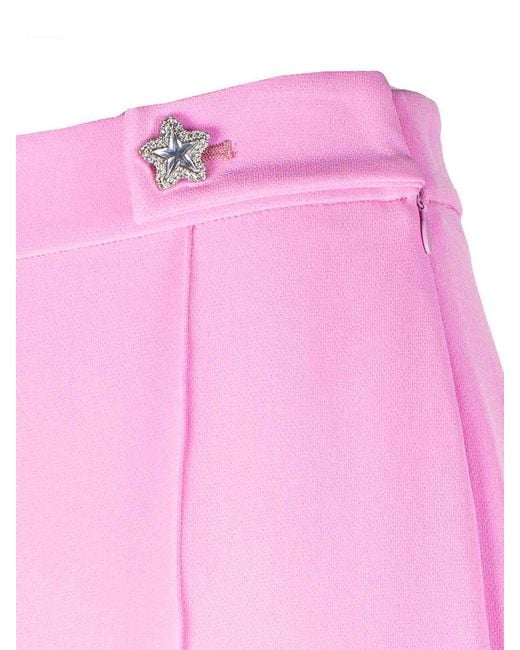 Chiara Ferragni Cady Trousers in Pink | Lyst UK