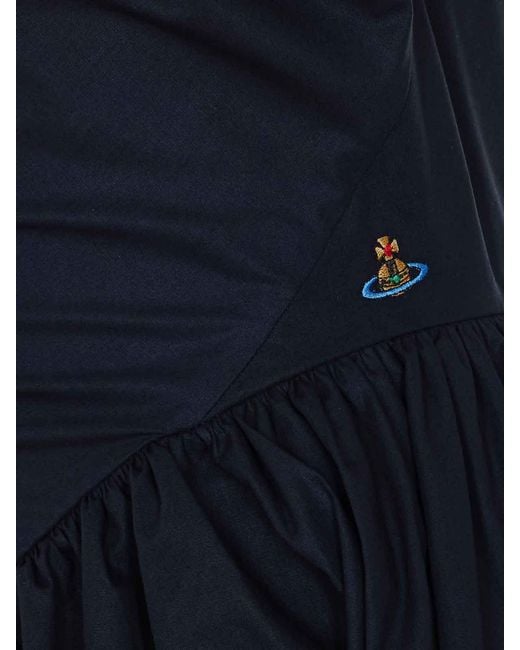Vivienne Westwood Mini Sunday Dress in Blue | Lyst UK