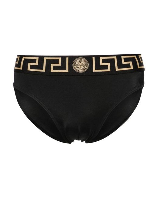Versace Swimming Brief in Black for Men | Lyst