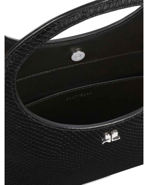 Courreges Holy Viper Bag in Black | Lyst UK