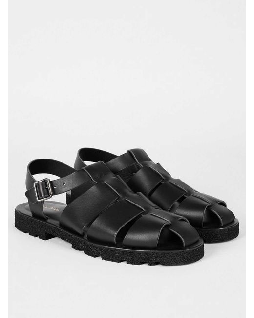 Paul Smith Sandoval Fishing Sandals in Black for Men | Lyst UK