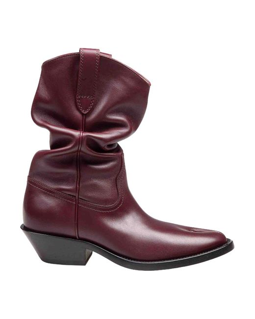 Maison Margiela Tabi Texan Boot in Purple | Lyst