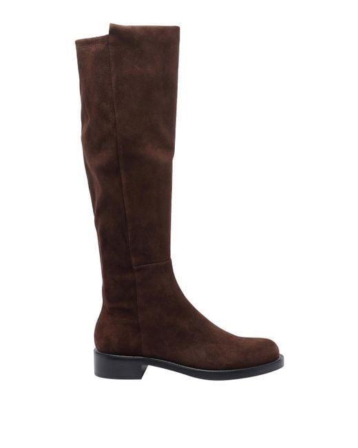 Stuart Weitzman Gisele Boots in Brown | Lyst UK