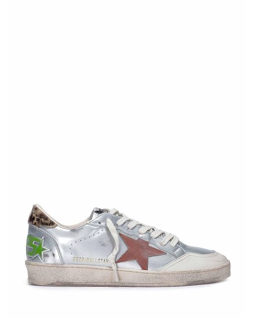 Golden Goose Ballstar Suede Leather Upper Toe in White for Men | Lyst UK