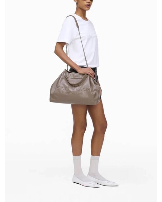 Marc Jacobs The Chain Sack Bag in Gray | Lyst