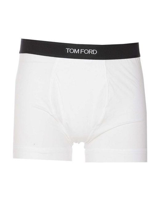 Tom Ford Logo Bipack Boxer in White for Men | Lyst UK