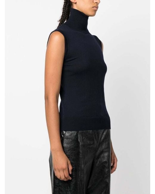 Sportmax Vest in Blue | Lyst