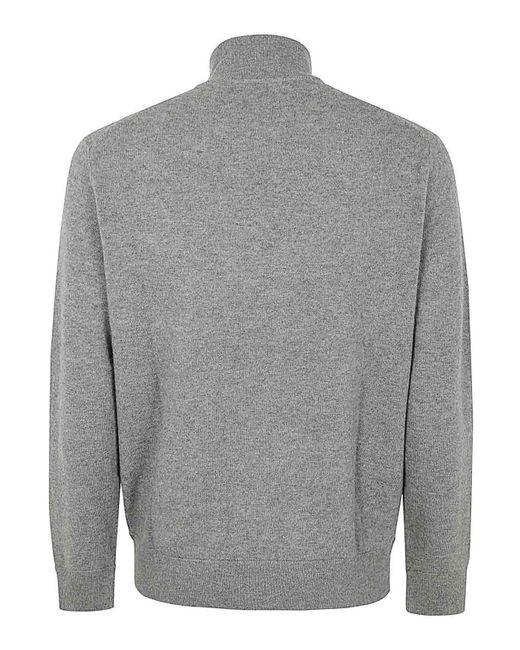 Polo Ralph Lauren Round Neck in Gray for Men | Lyst