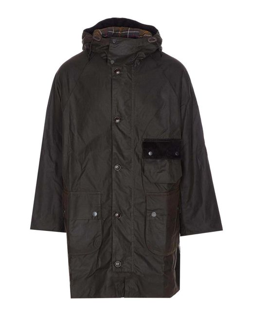 Barbour Archive Solway Trench in Black for Men | Lyst