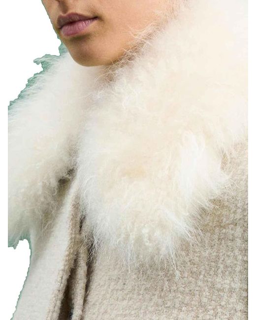 Peuterey Coat in White | Lyst UK