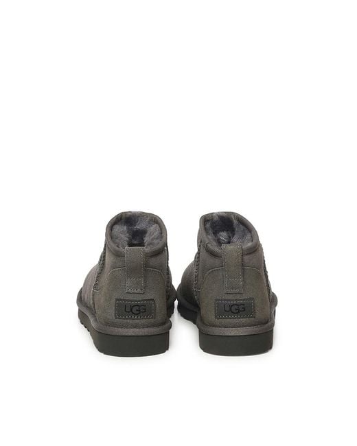 UGG Classic Ultra Mini Boots in Grey for Men | Lyst UK