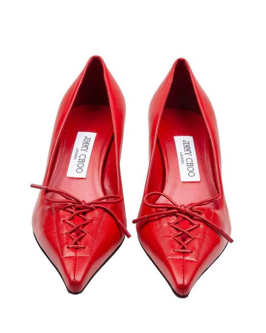 Jimmy Choo Scarlett 50 Pumps in Red | Lyst