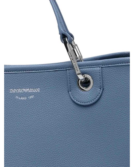 Emporio Armani Shopping Bag in Blue | Lyst