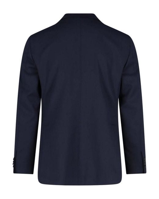 Caruso Complete Double -Breasted in Blue for Men | Lyst UK