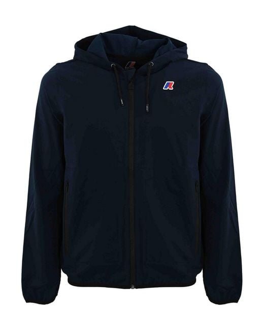 K-Way Jourdain Travel Jacket in Blue for Men | Lyst UK