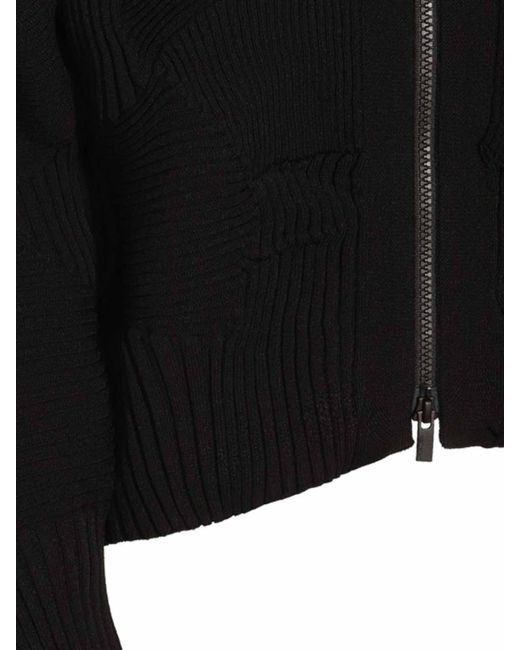 Pleats Please Issey Miyake Kone Kone Jacket in Black | Lyst