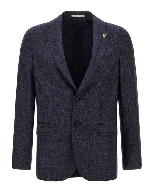 Pal Zileri Brera Blazer in Blue for Men | Lyst UK