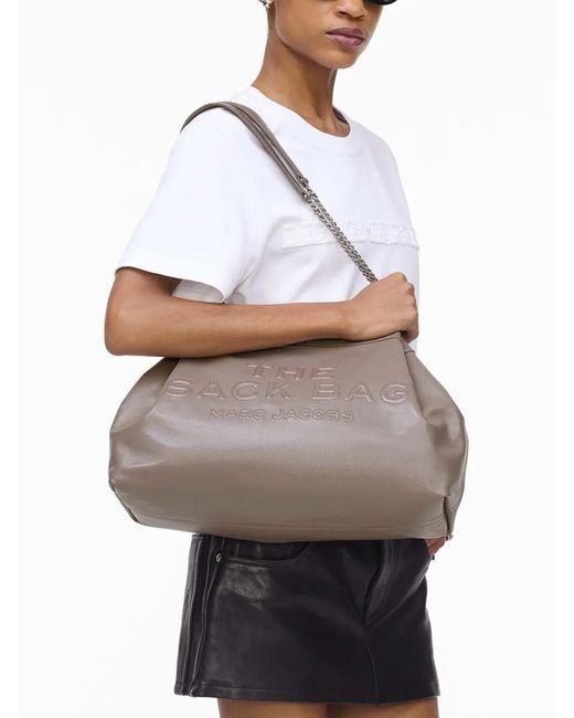 Marc Jacobs The Chain Sack Bag in Gray | Lyst
