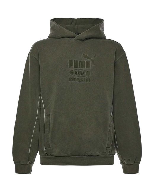 PUMA Hoodie in Green for Men | Lyst UK